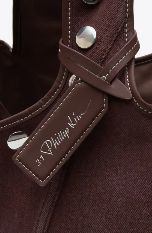 3.1 Phillip Lim Garment Dye Denim Market Tote