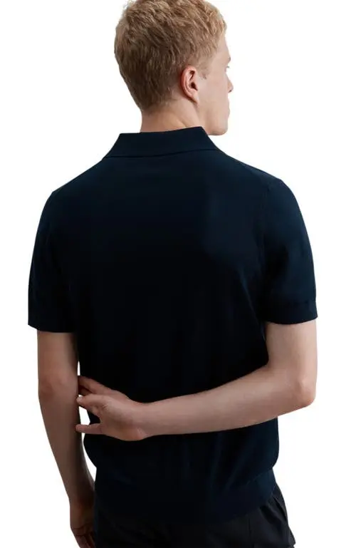 SCALPERS Short Sleeve Tricot Polo Shirt