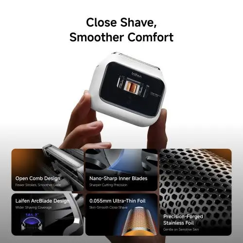 LAIFEN P3 3 Blade Electric Shaver - Black