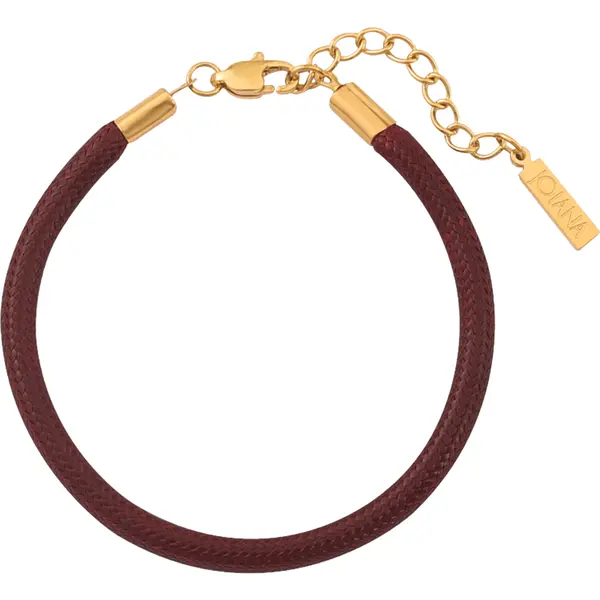JOIANA JEWELRY The Cord Bracelet - Maroon