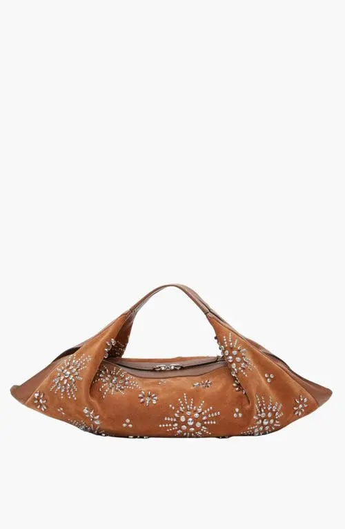 3.1 Phillip Lim Studded Faux Suede Luna Bag - Sable