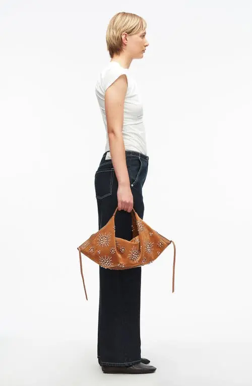3.1 Phillip Lim Studded Faux Suede Luna Bag