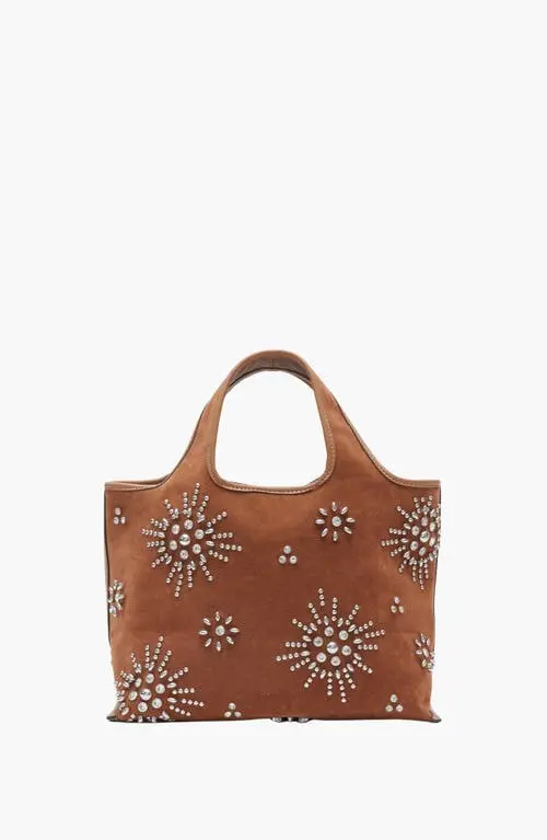 3.1 Phillip Lim Studded Faux Suede Mini Market Tote