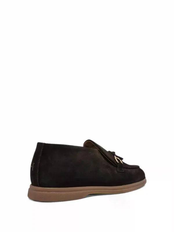 HENDERSON BARACCO Lizzy Horsebit Suede Loafers - Brown