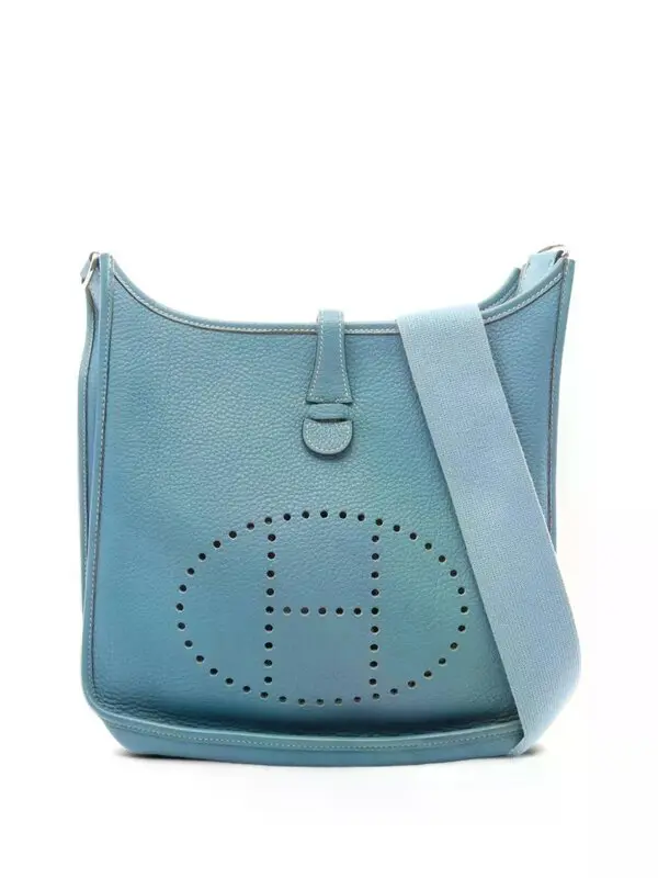 Hermès 2005 Evelyne 2 Pm Shoulder Bag - Turquoise