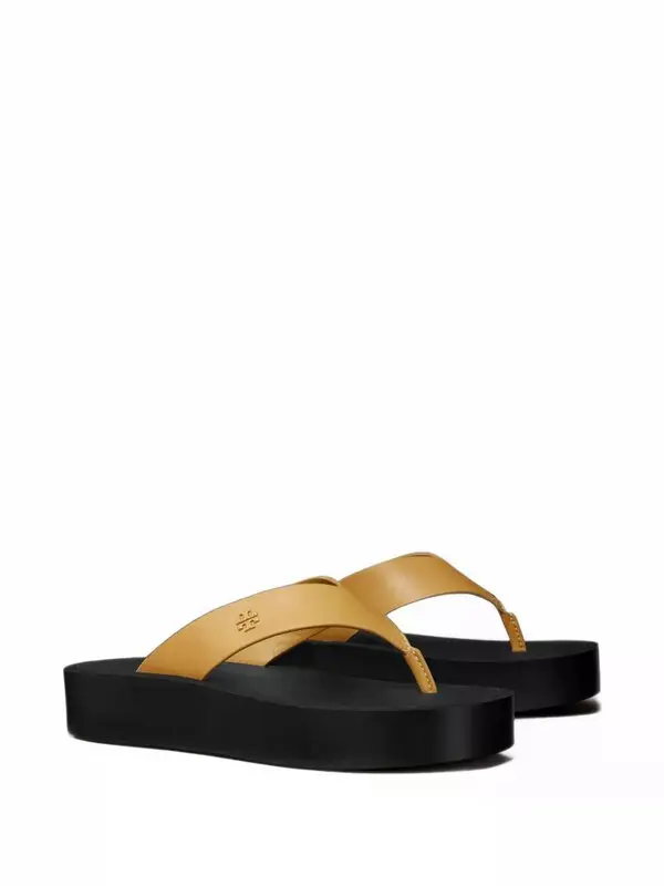 Tory Burch Logo-embossed Platform Sandals