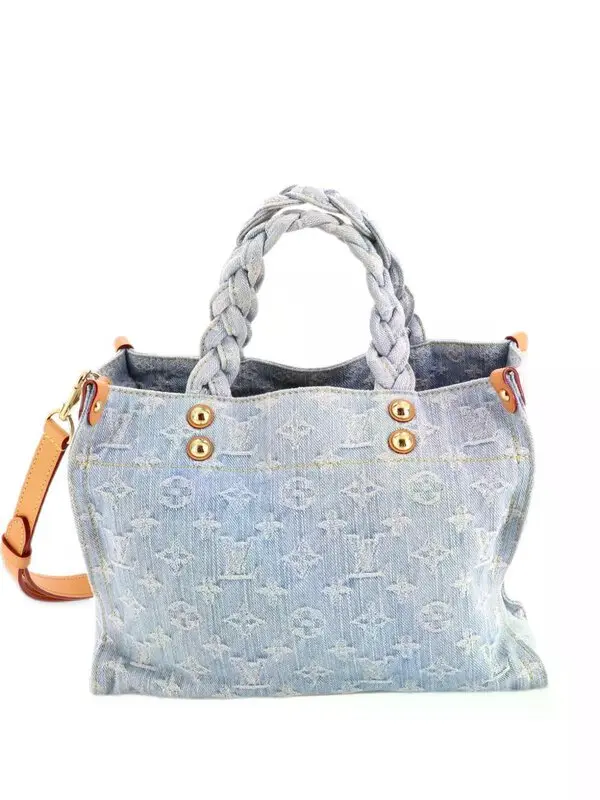 LOUIS VUITTON Let Go Monogram Denim Pm Tote Bag - Blue