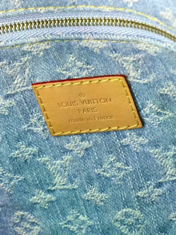 LOUIS VUITTON Let Go Monogram Denim Pm Tote Bag