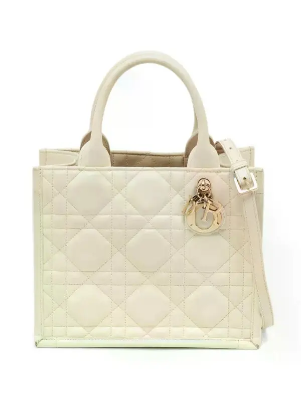 Dior 2024s Macrocannage Book Tote Bag - Neutrals