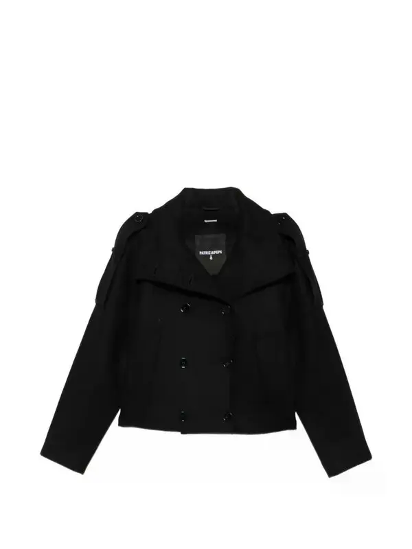 Patrizia Pepe Double-breasted Epaulette Jacket
