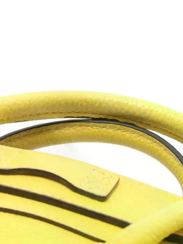Celine 2000s Luggage Tote Bag - Yellow