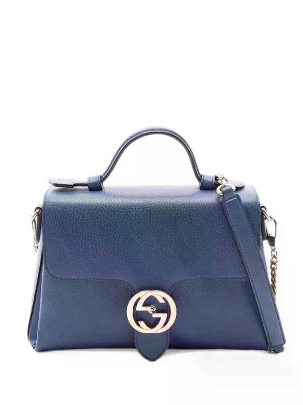 Gucci 2010s Interlocking G Handbag - Blue