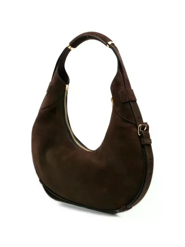 Moschino Suede Shoulder Bag - Brown