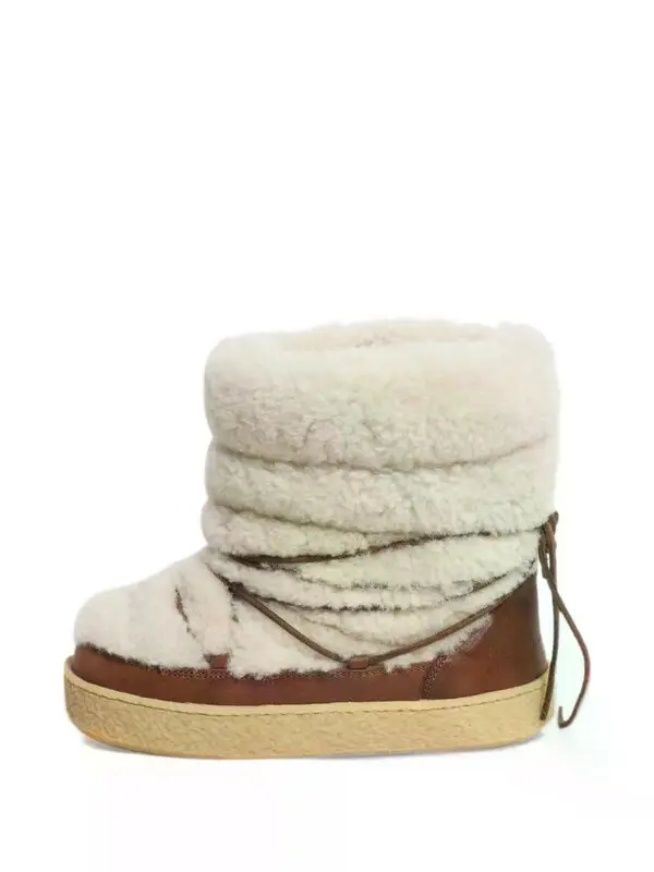 ISABEL MARANT VINTAGE Zimlee Shearling Ankle Boots