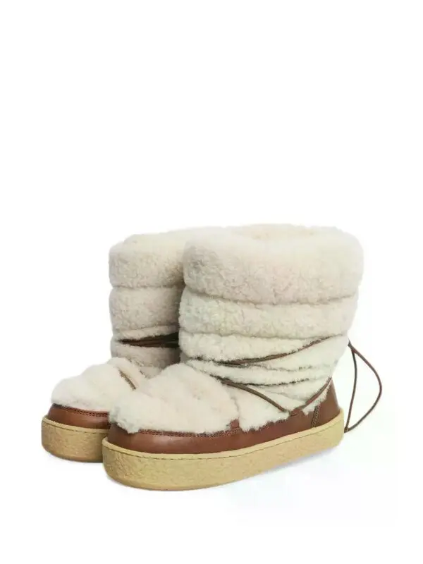 ISABEL MARANT VINTAGE Zimlee Shearling Ankle Boots