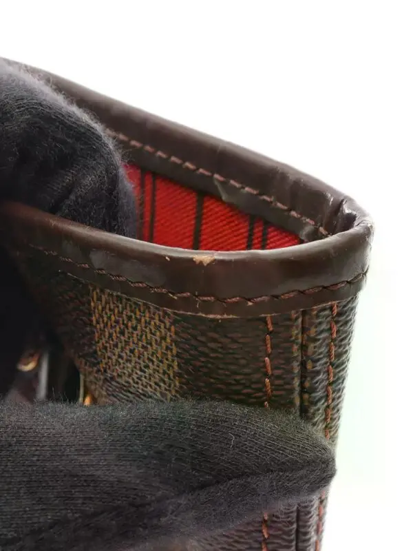 LOUIS VUITTON 2008 Mm Neverfull Damier Ebene Tote Bag - Brown