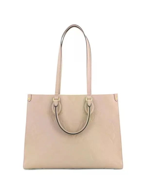 LOUIS VUITTON Onthego Monogram Empreinte Giant Mm Tote Bag - Neutrals