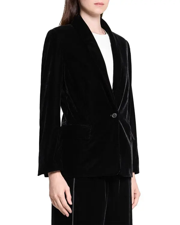 Theory Velvet Shawl Collar Blazer