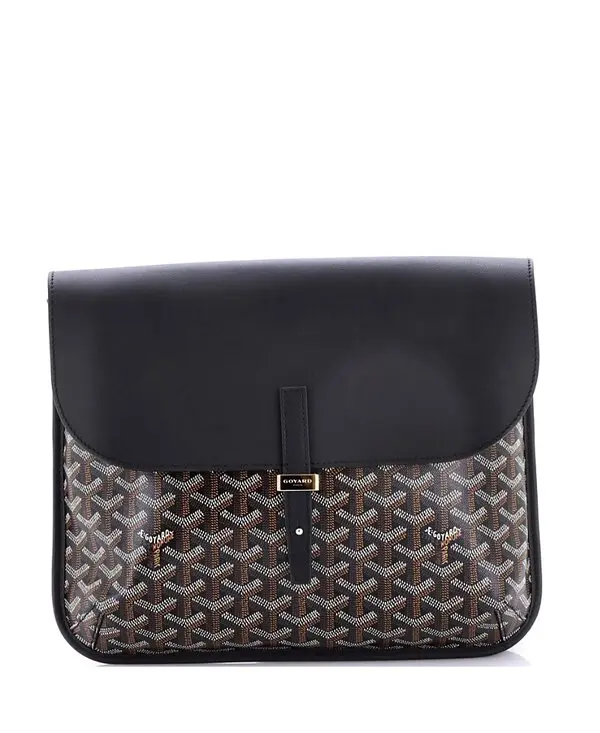 Goyard Coursier Messenger Bag Coated Canvas And Leather