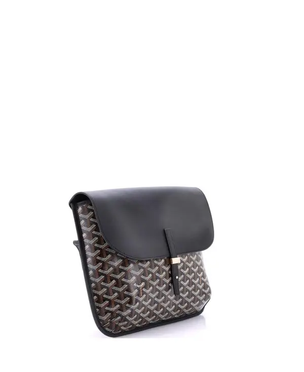 Goyard Coursier Messenger Bag Coated Canvas And Leather