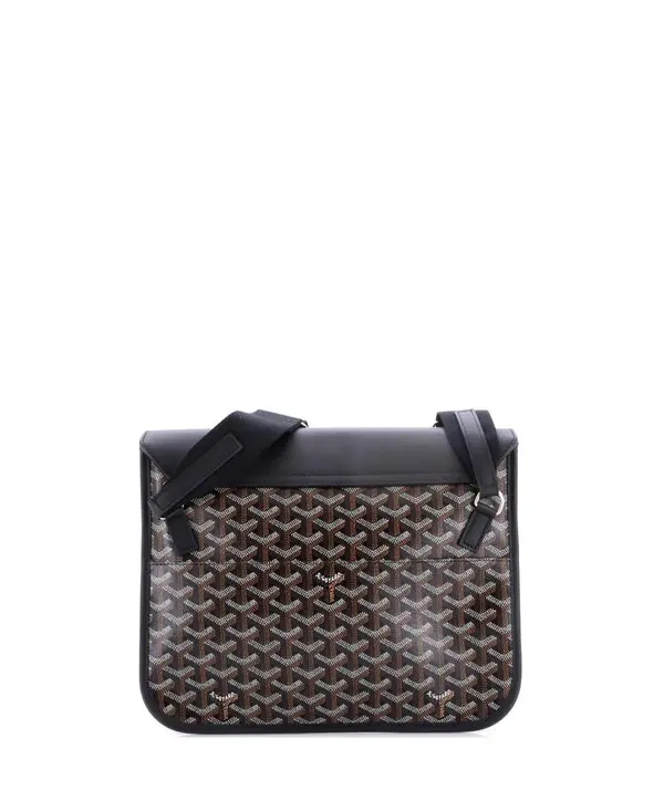 Goyard Coursier Messenger Bag Coated Canvas And Leather