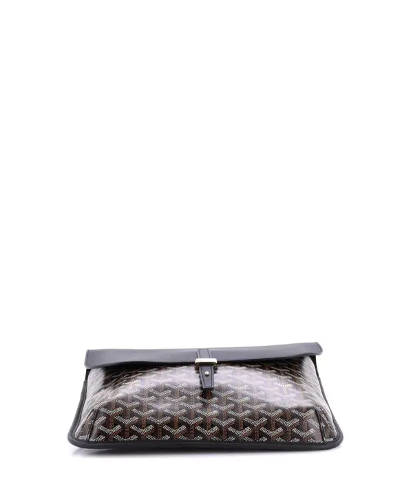 Goyard Coursier Messenger Bag Coated Canvas And Leather