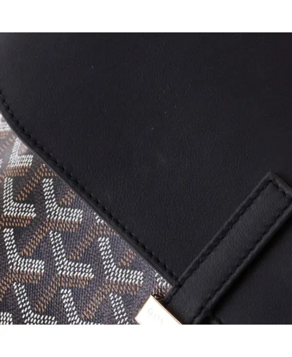 Goyard Coursier Messenger Bag Coated Canvas And Leather