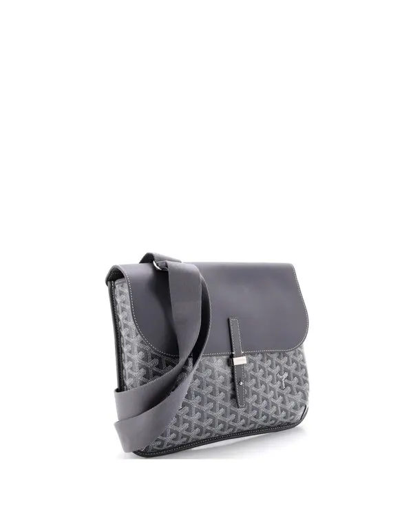 Goyard Coursier Messenger Bag Coated Canvas And Leather