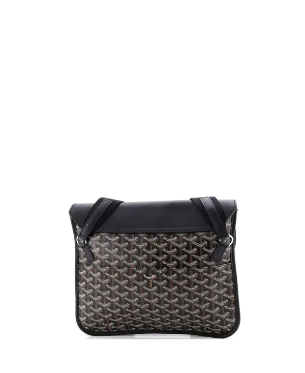 Goyard Coursier Messenger Bag Coated Canvas And Leather