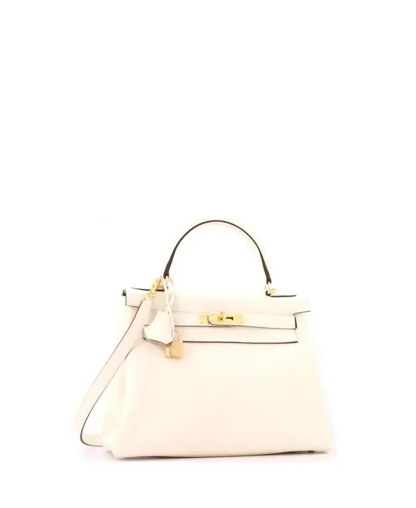 Hermès Kelly 28 Handbag Light Togo With Gold Hardware
