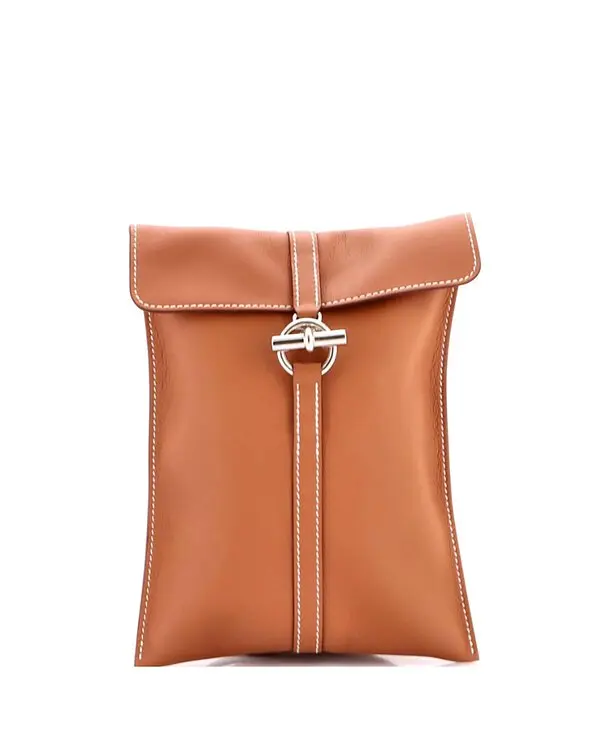 Hermès Glenan To Go Pouch Swift - Brown