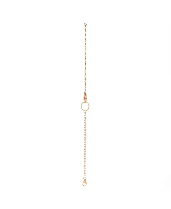 CARTIER Love Interlocking Bracelet 18k Rose Gold