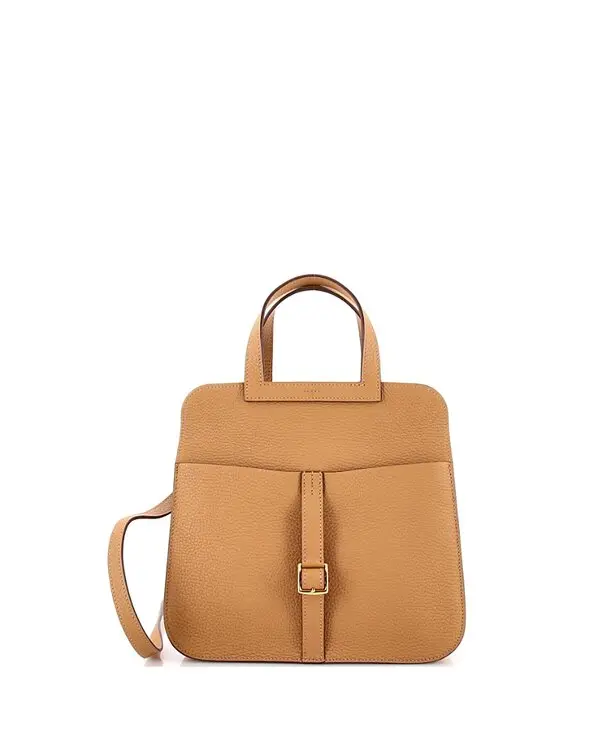 Hermès 25 Halzan Bag Clemence - Brown