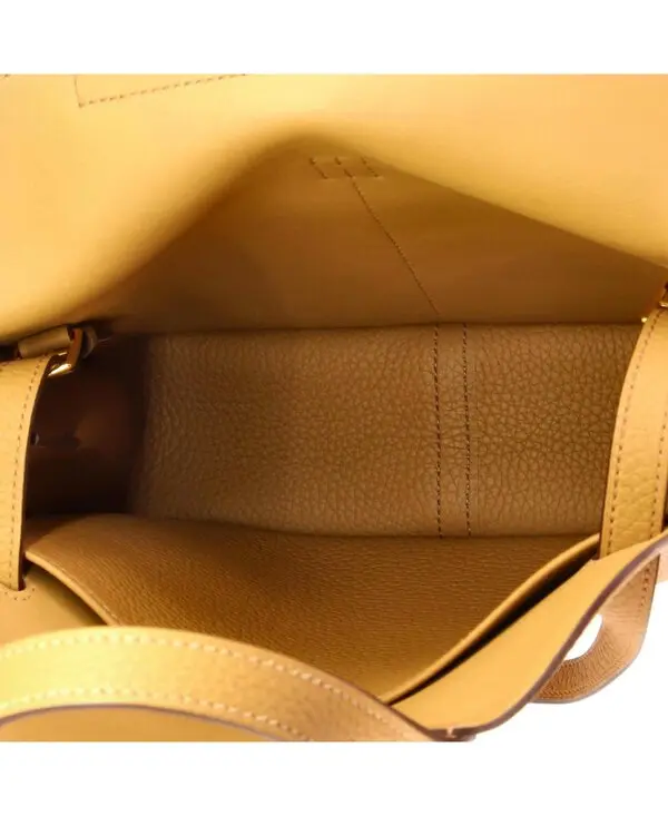 Hermès 25 Halzan Bag Clemence - Brown