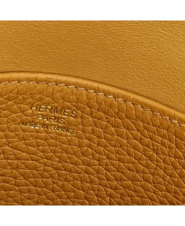 Hermès 25 Halzan Bag Clemence - Brown