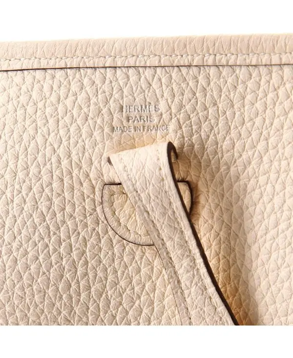 Hermès Tpm Long Strap Evelyne Bag Clemence - Neutral
