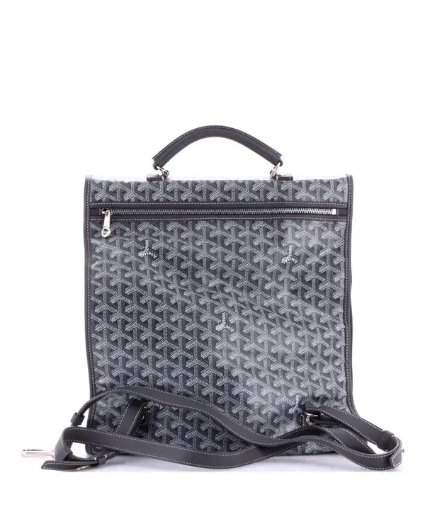 Goyard Saint Leger Briefcase Backpack Coated Canvas