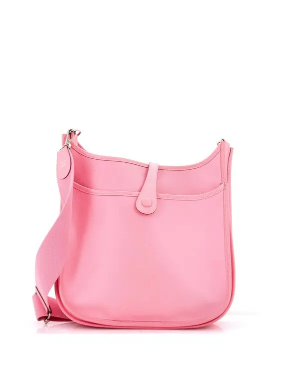 Hermès Pm Evelyne Bag Gen Iii Epsom - Pink