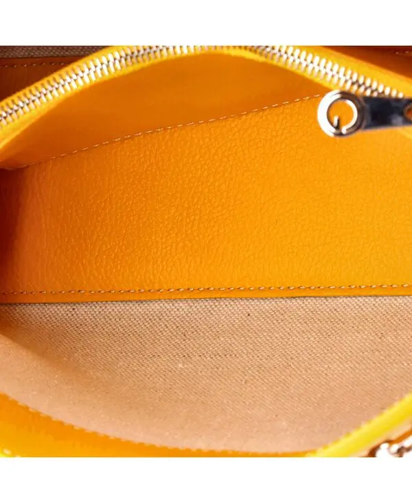 Goyard Structured Rouette Chain Shoulder Bag Coated Canvas
