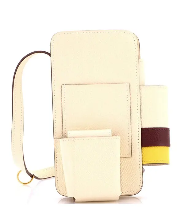 Hermès Hermesway Phone Case Crossbody Bag Epsom - Neutral