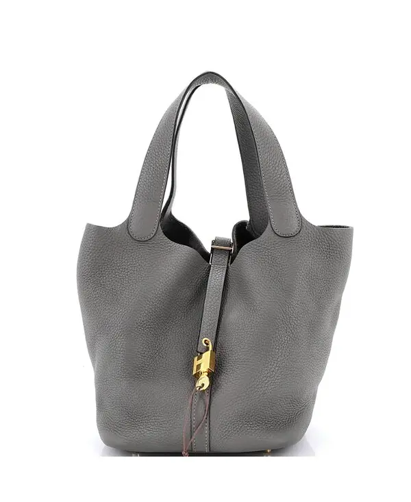 Hermès Mm Picotin Lock Bag Clemence