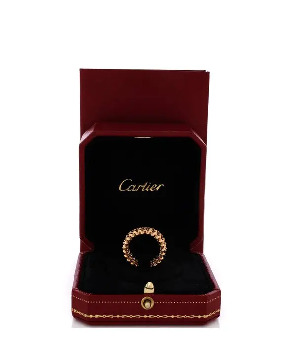 CARTIER Clash De 2 Row Ring 18k Rose Gold