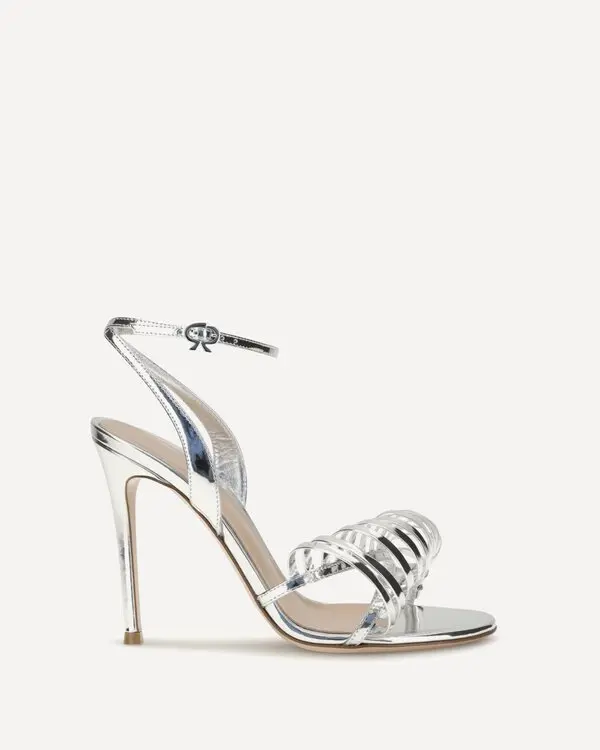 GIANVITO ROSSI Metarge Sandals - Silver