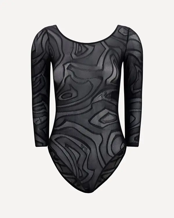 Emilio Pucci Jacquard Velvet Bodysuit