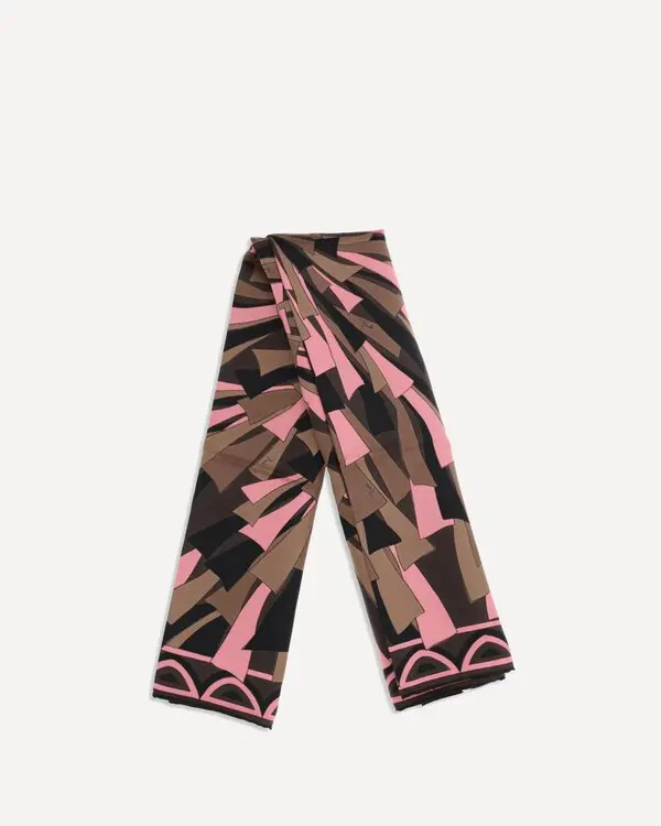 Emilio Pucci Baiadera Print Silk Square Scarf - Multicolour