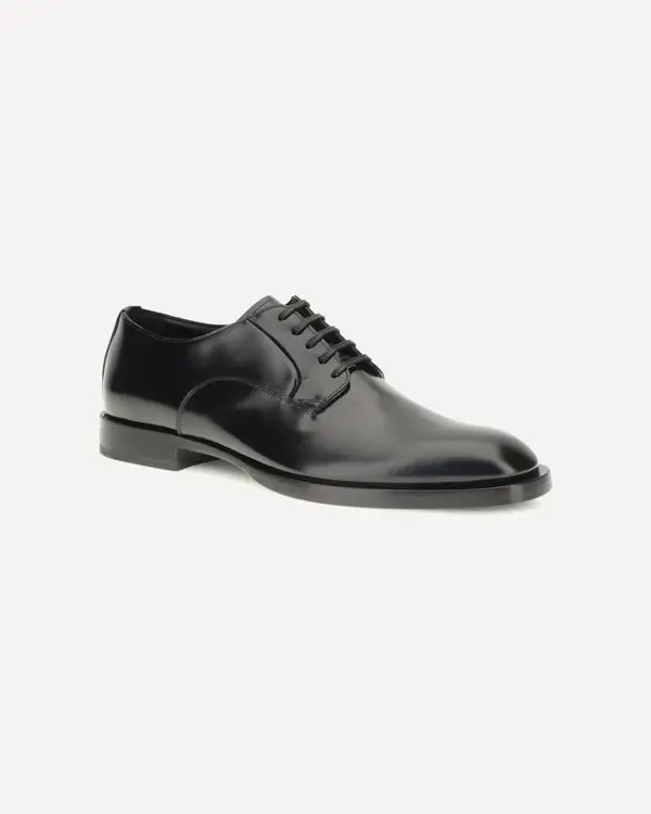 Dolce & Gabbana Calfskin Lace-up Derby Shoes