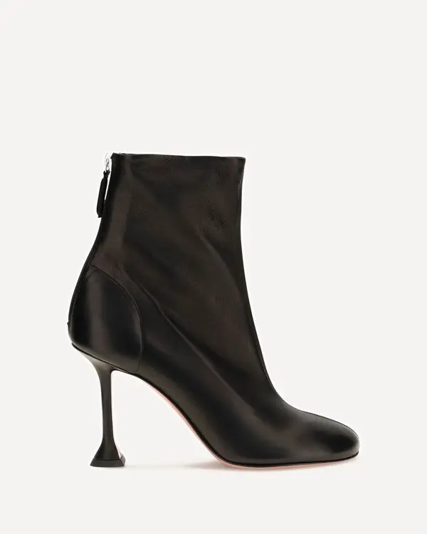 Amina Muaddi Iris Nappa Booties