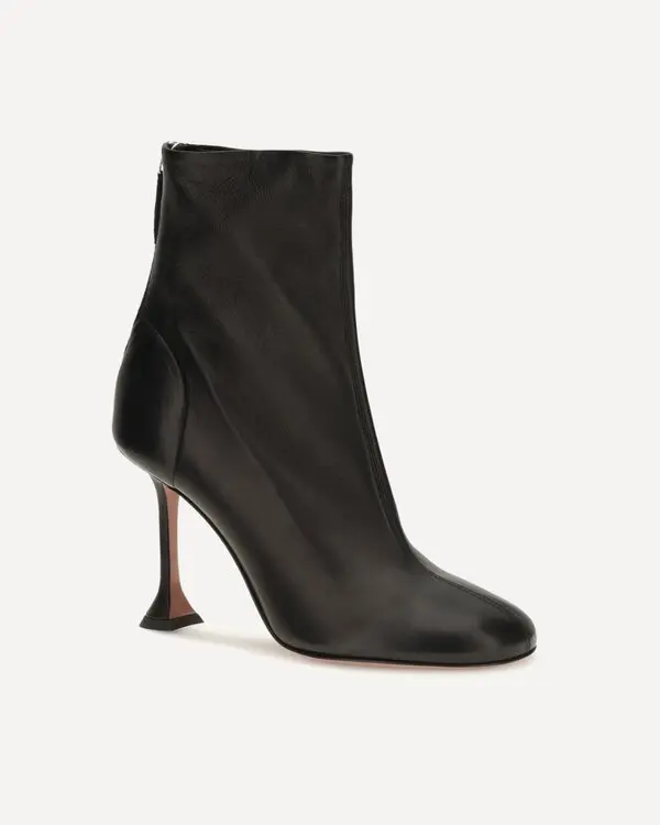 Amina Muaddi Iris Nappa Booties