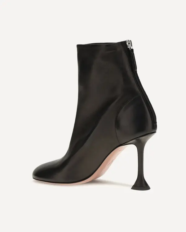 Amina Muaddi Iris Nappa Booties