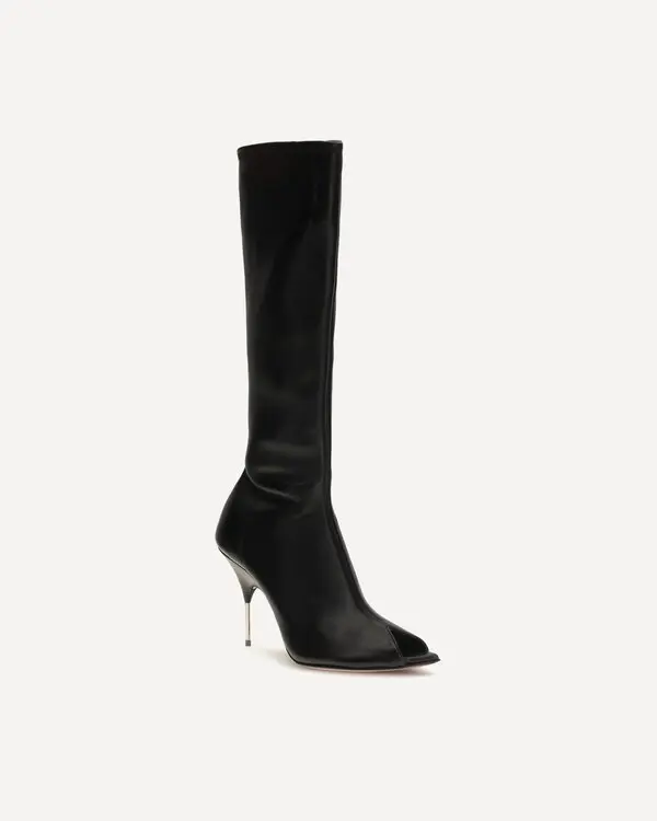 Amina Muaddi Bruna High Boots